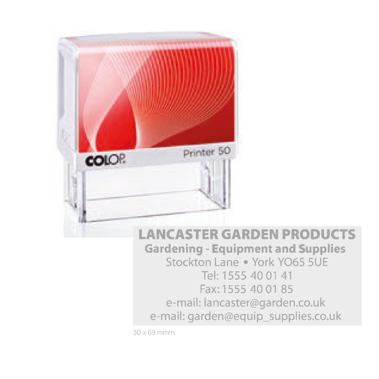 Colop Rubber Stamps - P50 - Optima